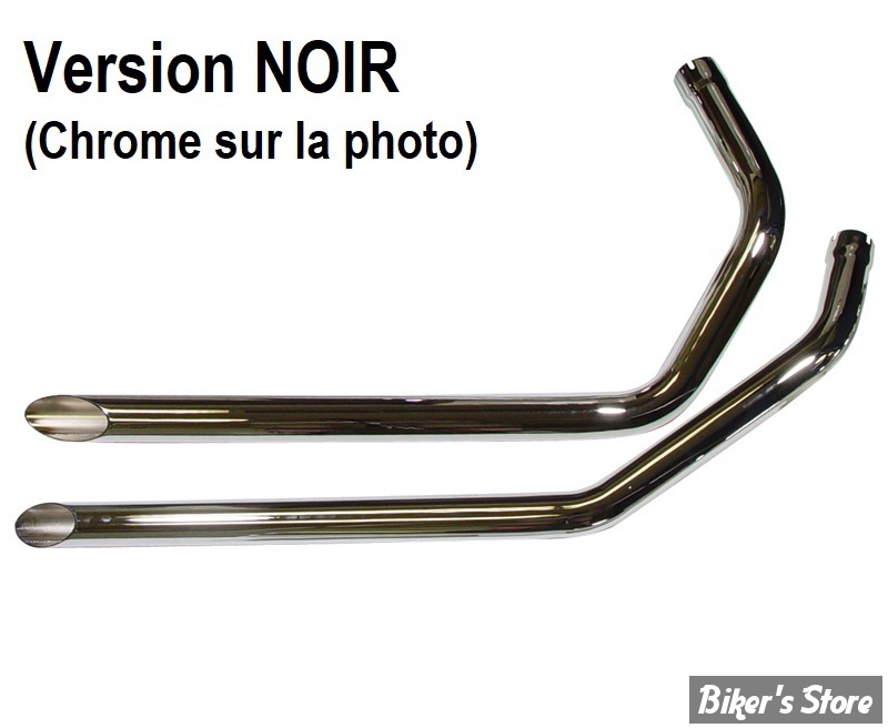 - Drag Pipes - Mid USA Slash Cut - SPORTSTER 57/85 - Diamètre 1 3/4 ...