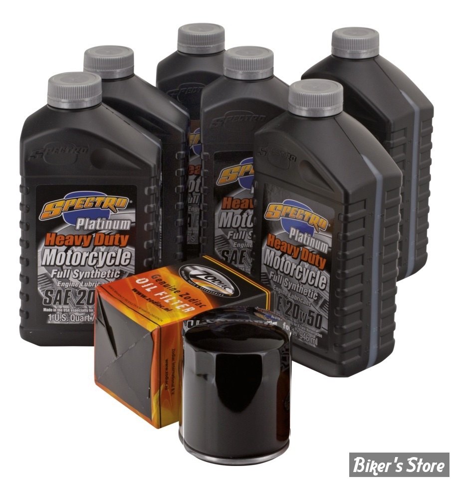 KIT HUILE SYNTHETIQUE - HUILE SPECTRO PLATINIUM 3 EN 1 FULL SYNTHETIQUE ...