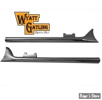 SILENCIEUX - TOURING 95/16 - V-TWIN - FISHTAIL Wyatt Gatling Straight ...