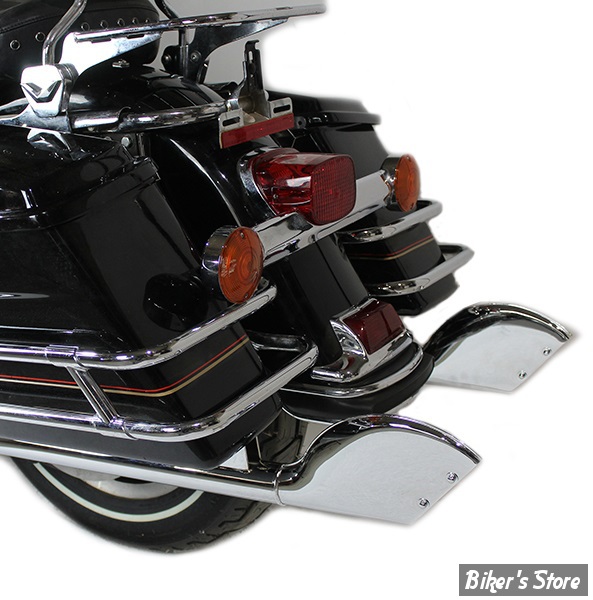 SILENCIEUX - TOURING 95/16 - V-TWIN - FISHTAIL BATIQUE - DIAMETRE : 1 ...