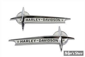 - EMBLÈMES DE RÉSERVOIR - 61/62 - CHROME / NOIR / BLANC - OEM 61776-61 ...