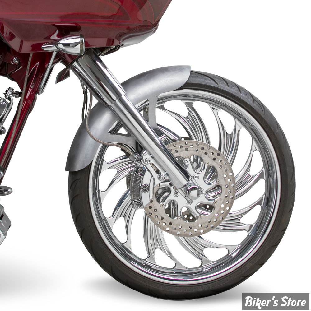 GARDE BOUE AVANT CUSTOM - TOURING 14UP - ARLEN NESS - PRO SHORT FRONT FENDER - POUR ROUE DE 21 ...