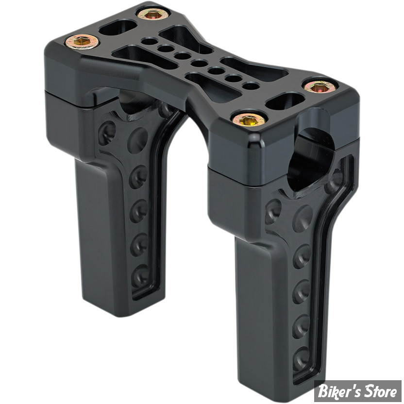 RISERS ET POTENCE - JOKER MACHINE - SERIE BRIDGE - NOIR - Biker's Store