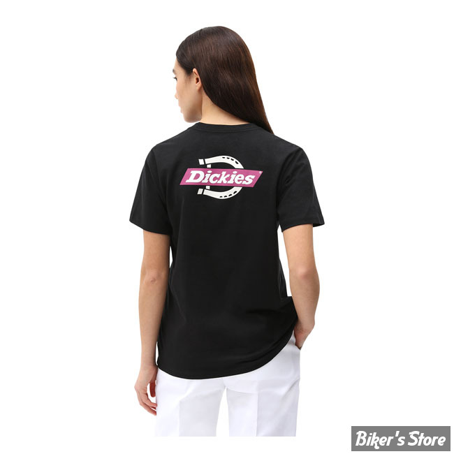 Tee Shirt Dickies Ruston Noir Taille S Bikers Store