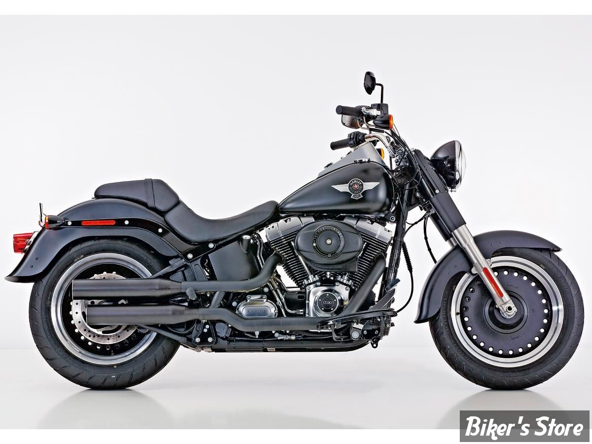 SILENCIEUX - REVTECH - SOFTAIL TWINCAM FLST / FXSTD 07/16 - PERFORMANCE SLIP-ON - NOIR - EURO 3 ...