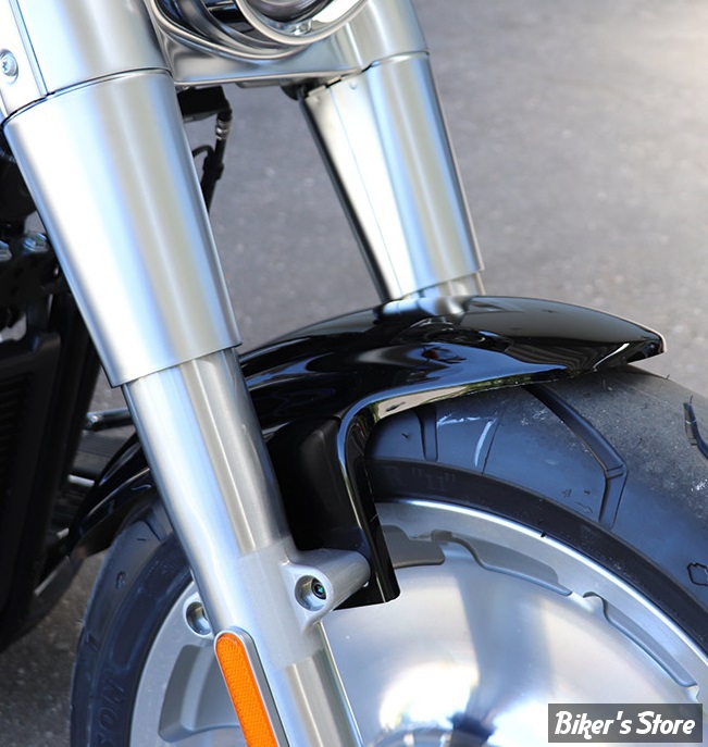 GARDE BOUE AVANT - POUR SOFTAIL MILWAUKEE-EIGHT® FLFB 18UP - CULT WERK - CUSTOM V1 - NOIR ...