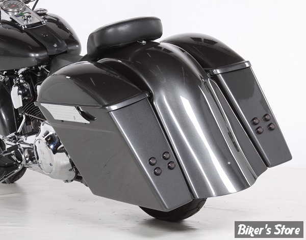 SACOCHE RIGIDE - KIT DE CONVERSION BAGGER POUR SOFTAIL 07/17 - BAGGER ...