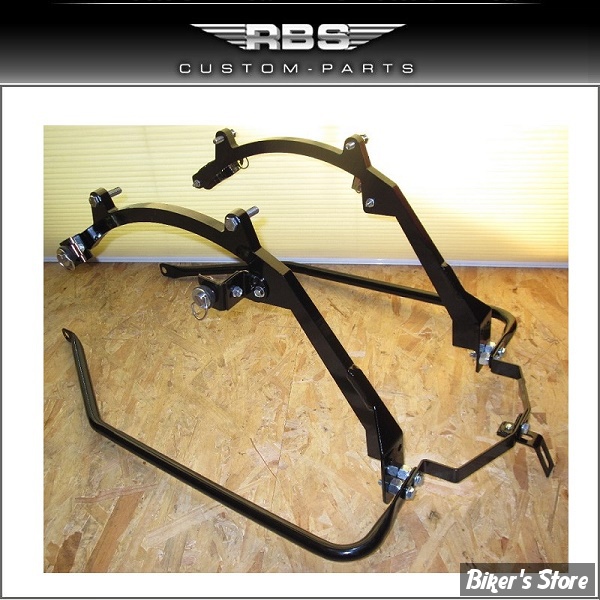 SACOCHE RIGIDE - KIT DE CONVERSION BAGGER POUR SOFTAIL 07/17 - BAGGER ...