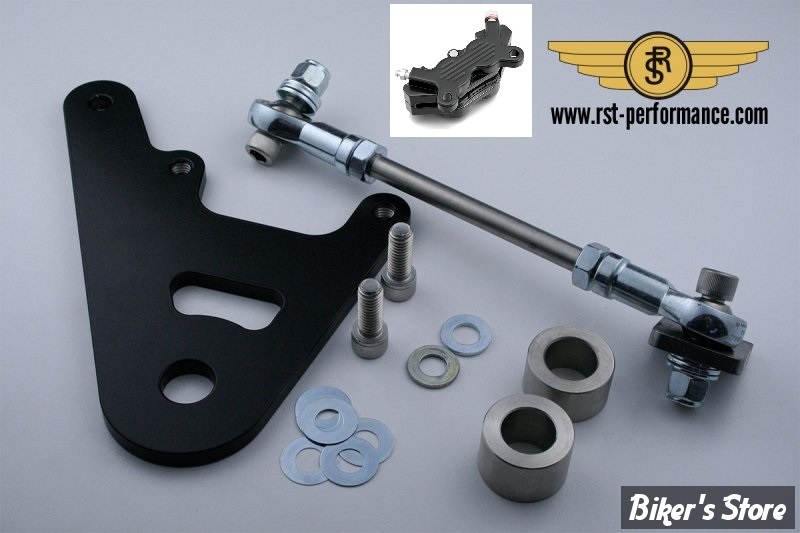 PATTE DE FREIN ARRIERE - ROLAND STOCKER RST - POUR ETRIER 4 PISTONS ...