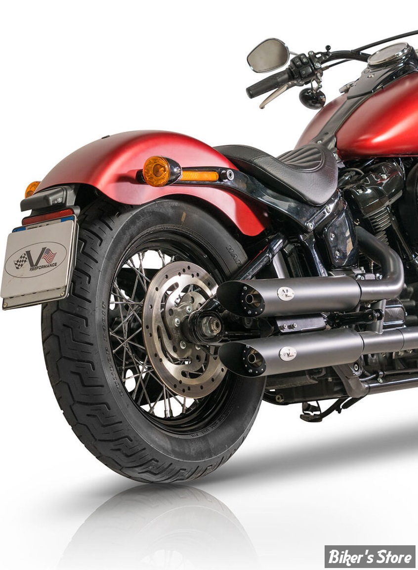 SILENCIEUX - V-PERFORMANCE - SOFTAIL M8 FXST / FLSL 2021UP - SLASH CUT ...