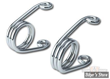 RESSORT EPINGLE - 3.5" - CHROME - HEAVY DUTY - LA PAIRE - Biker's Store