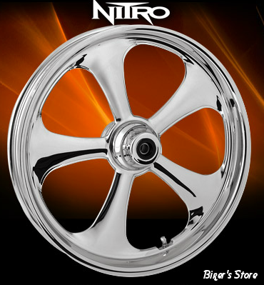 Roue RC Components - AVANT - Nitro - 21 x 3.50 - Chrome - Biker's Store