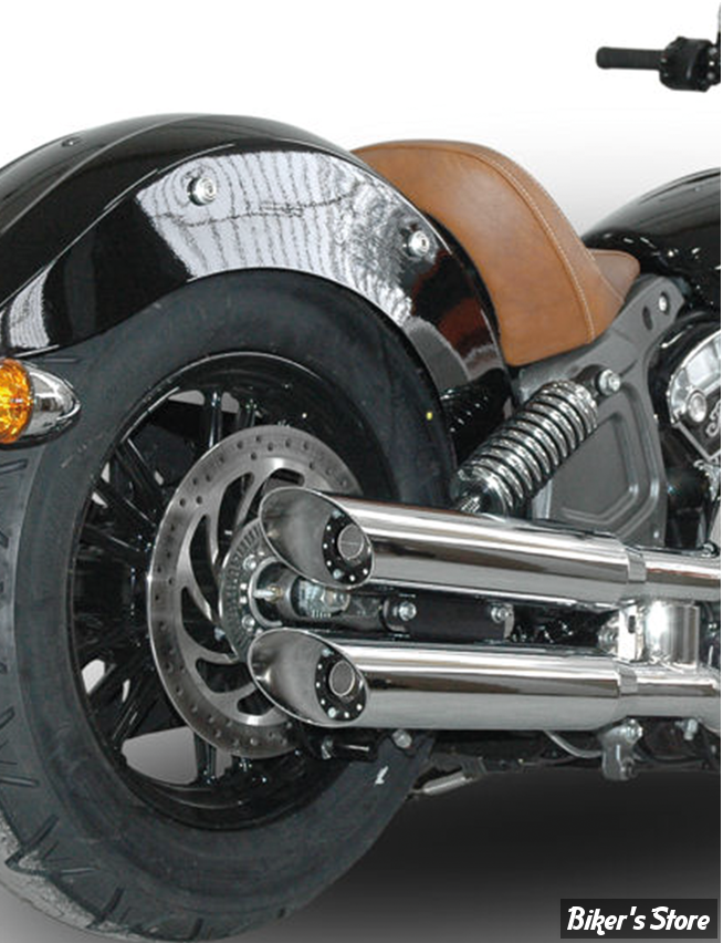 SILENCIEUX - V-PERFORMANCE - INDIAN SCOUT 2015/2020 - DOUBLE SLIP-ON ...