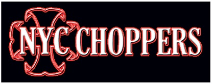 PLAQUE LATÉRALE - NYC CHOPPERS - AVEC FEU 1928 STYLE - HORIZONTAL ...